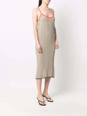 DIESEL® Ribbed-knit Midi Dress