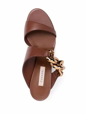 Casadei Chain-trimmed Sandals