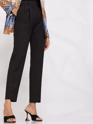 Philipp Plein High-waisted Tapered Trousers