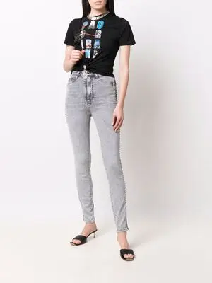 Philipp Plein Gemstone Jeggings - Grey
