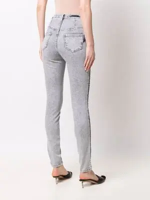 Philipp Plein Gemstone Jeggings - Grey