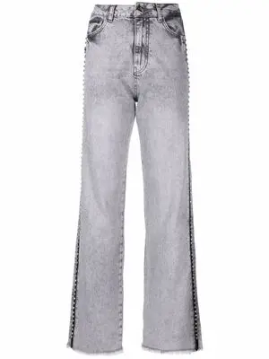 Philipp Plein Frayed Jeans For Women