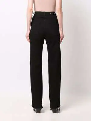 Philipp Plein Crystal-embellished Wide Leg Jeans