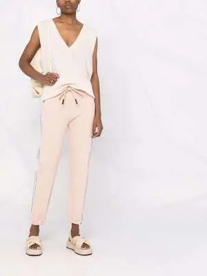 Elisabetta Franchi Cotton Drawstring Track Pants