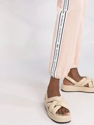 Elisabetta Franchi Cotton Drawstring Track Pants