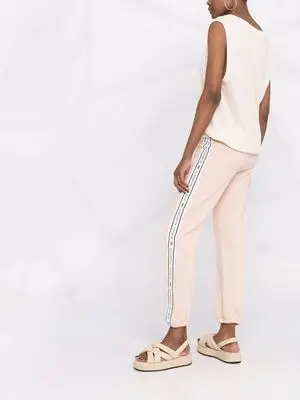 Elisabetta Franchi Cotton Drawstring Track Pants