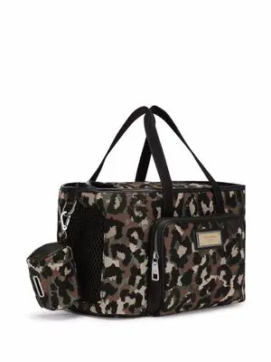 Dolce & Gabbana Leopard-print Pet Carry Bag