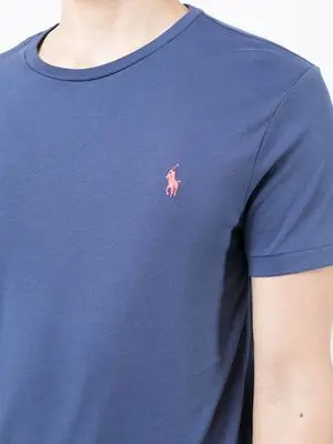 Polo Ralph Lauren Logo-embroidered T-shirt - Blue