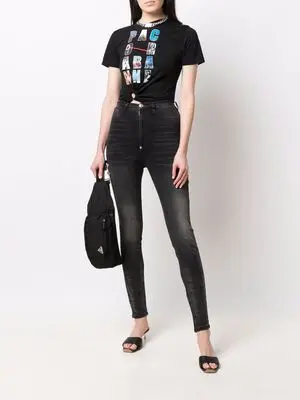 Philipp Plein High-waist Jeggings - Grey