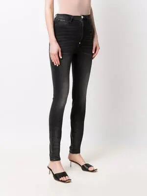 Philipp Plein High-waist Jeggings - Grey