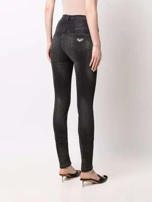 Philipp Plein High-waist Jeggings - Grey