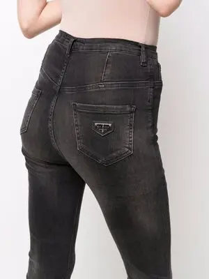 Philipp Plein High-waist Jeggings - Grey