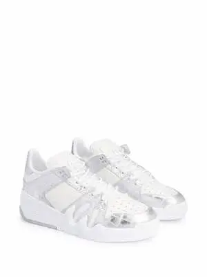GIUSEPPE ZANOTTI Talon Crocodile-effect Low-top Sneakers