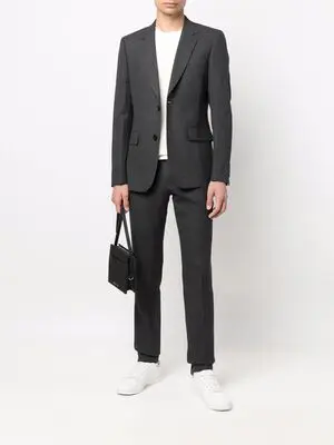 Sandro Wool Suit Jacket - Grey