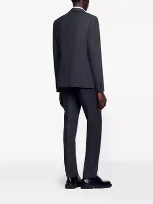 Sandro Wool Suit Jacket - Grey