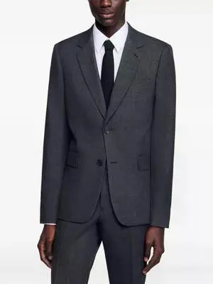 Sandro Wool Suit Jacket - Grey