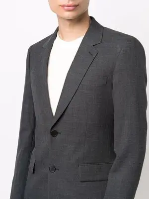 Sandro Wool Suit Jacket - Grey