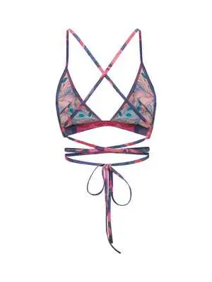 Isabel Marant Solange Printed Bikini Top
