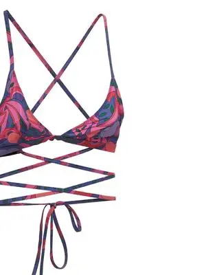 Isabel Marant Solange Printed Bikini Top