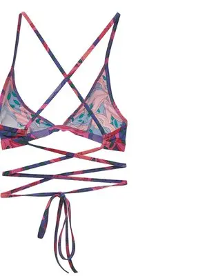 Isabel Marant Solange Printed Bikini Top