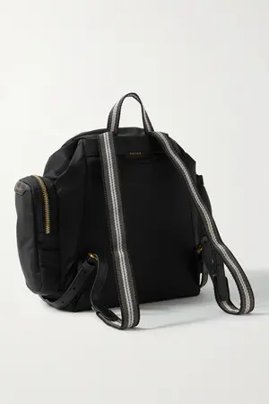 ANYA HINDMARCH Net Sustain Walking Leather-trimmed Recycled Shell Backpack