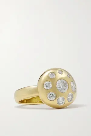 Brent Neale Large Petal Diamond Ring