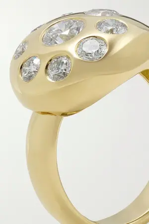 Brent Neale Large Petal Diamond Ring