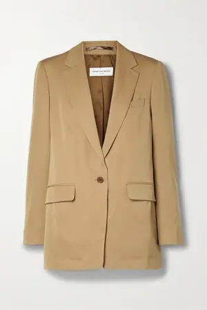 Dries Van Noten Wool-twill Single-breasted Blazer - Brown