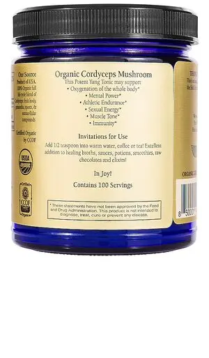 SUN POTION Cordyceps Active Adaptogen Mushroom Powder