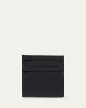 Prada Saffiano Leather Logo Card Case - Nero
