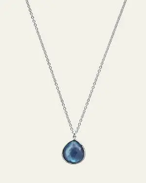 Ippolita Mini Teardrop Pendant Necklace In Sterling Silver
