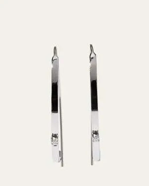 Lana Jewelry Lana 14K Gold Diamond Hoop Earrings White Gold