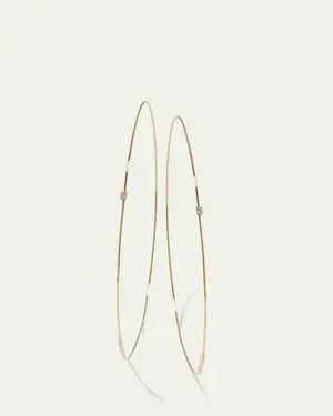 Lana Jewelry 14k Diamond Hoop Earrings