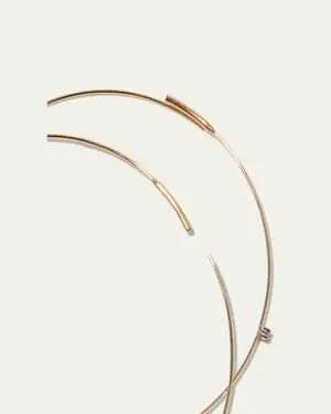 Lana Jewelry 14k Diamond Hoop Earrings