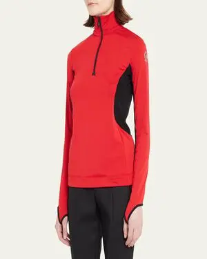 Moncler Half-zip Pullover Sweater