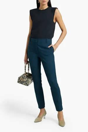JOSEPH Stretchtwill Slimleg Pants - Petrol