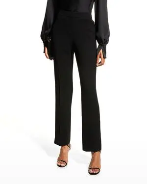 Lafayette 148 New York Barrow Finessecrepe Pants Black