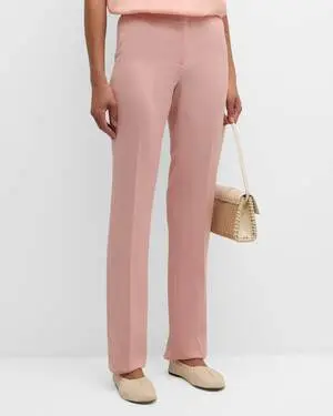 Lafayette 148 New York Barrow Finessecrepe Pants Pink Dusk