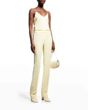Lafayette 148 New York Barrow Finessecrepe Pants Wildflower