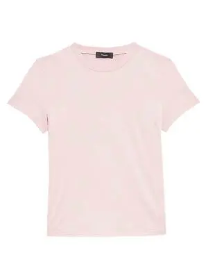 Theory Tiny Tee Cotton T-shirt Blush