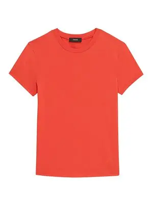 Theory Tiny Tee Cotton T-shirt Grenadine