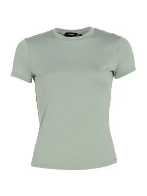 Theory Tiny Tee Cotton T-shirt Silver Mint