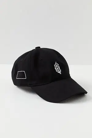 Free People Embroidered Logo Baseball Cap Black