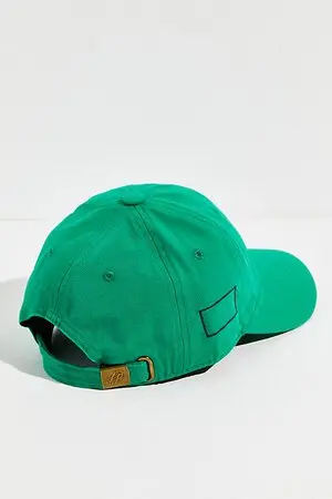 Free People Embroidered Logo Baseball Cap - Kelly Green