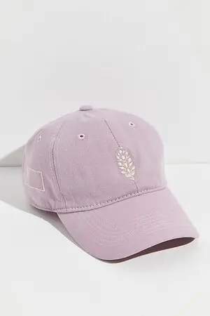 Free People Embroidered Logo Baseball Cap Mauve
