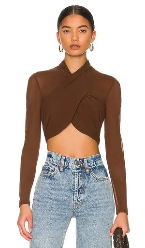 Bardot Cropped Blouses