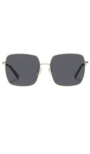 Le Specs Le Specs The Cherished Sunglasses Gold & Smoke Mono Polarized
