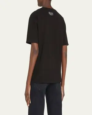 Khaite Mae Short Sleeve T-shirt - Black