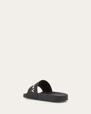 Givenchy Logo Slide Sandals - Black