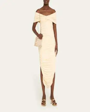JIMMY CHOO Bon Bon Drawstring Bucket Bag